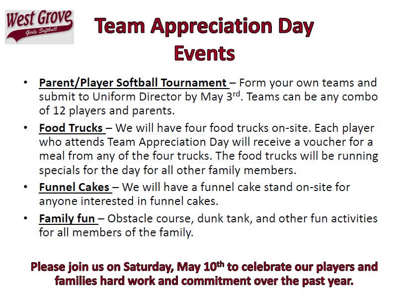 West Grove Girls Softball League